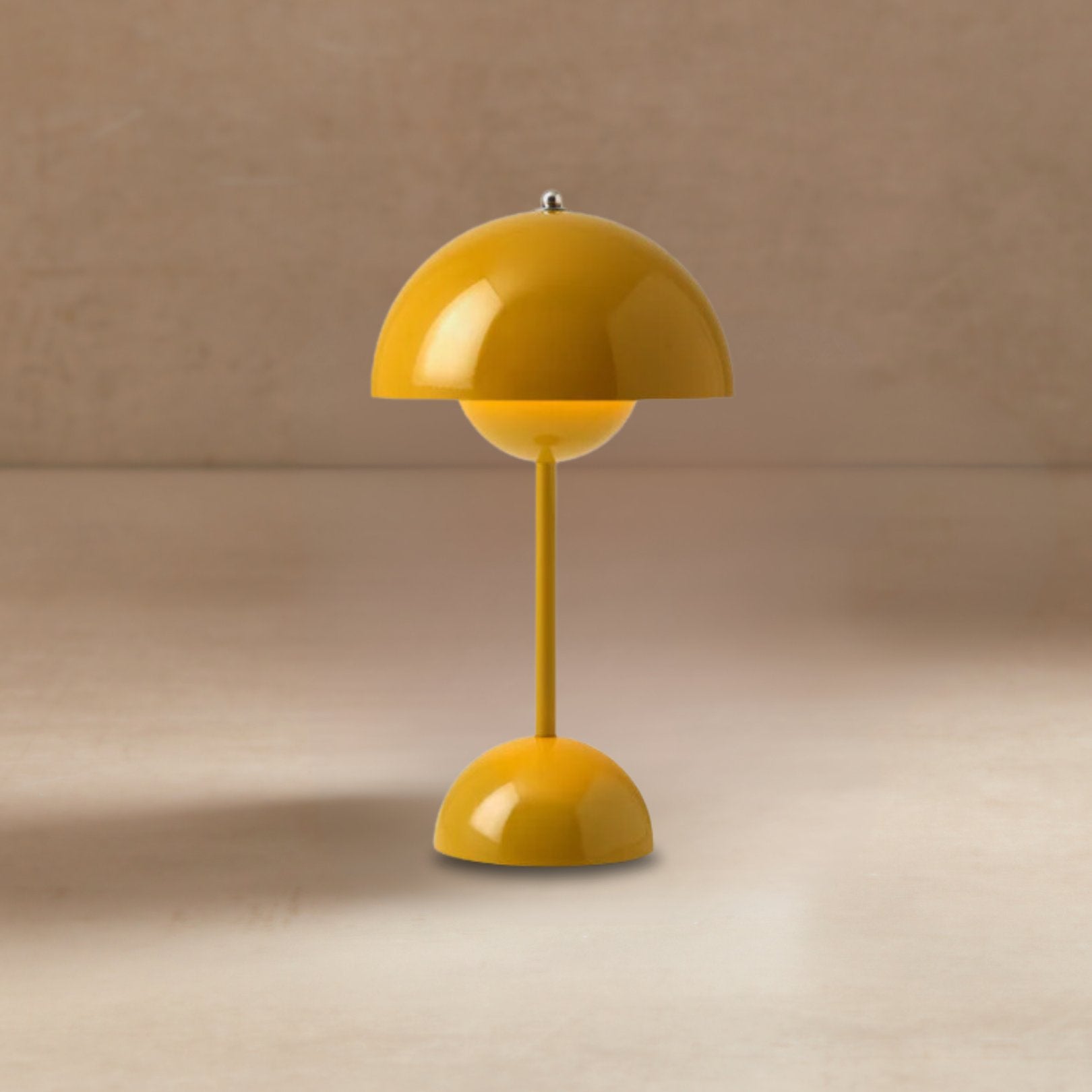 Flowerpot Portable LED Table Lamp in Mustard - Studio H Collection