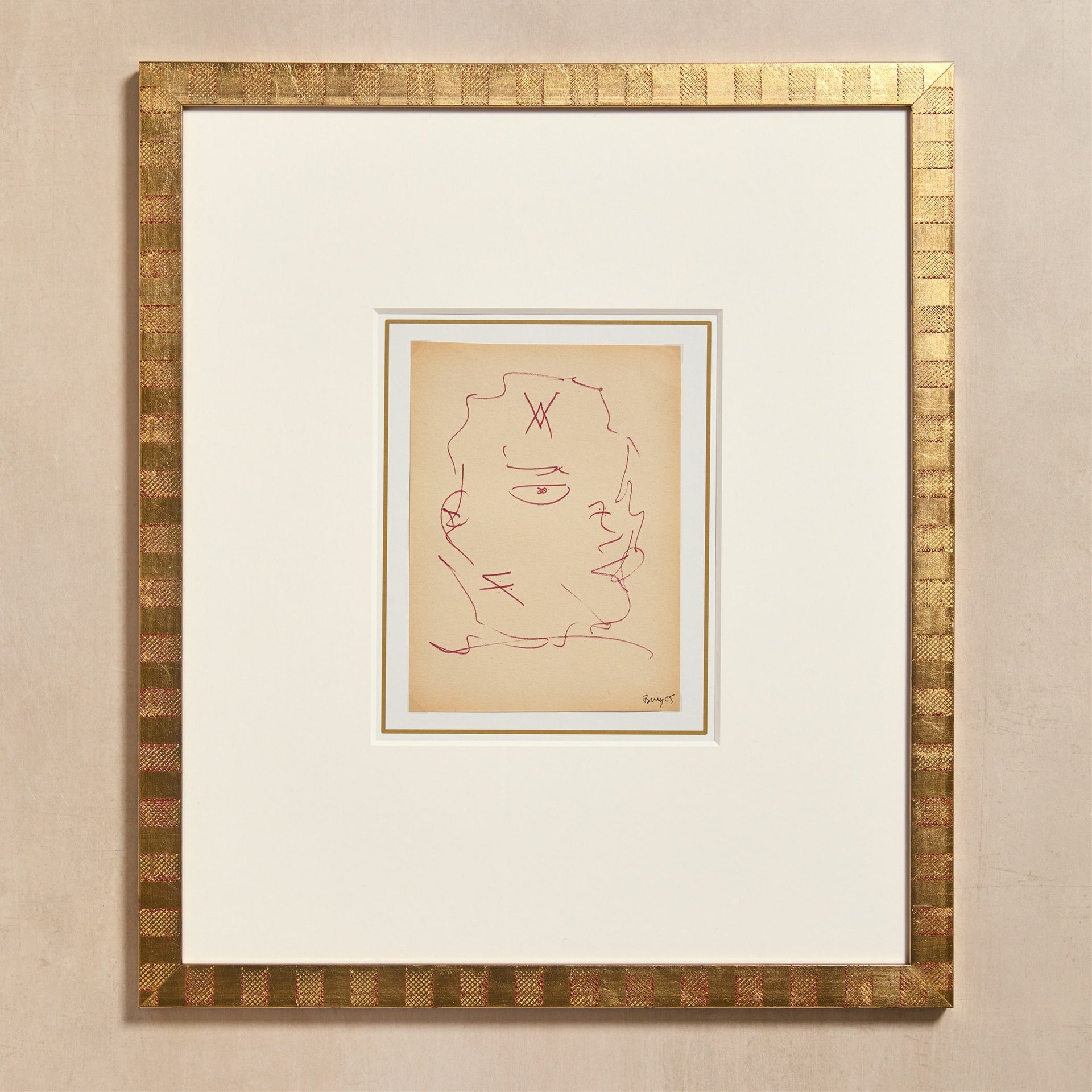 Parisian Abstract Portrait - Studio H Collection