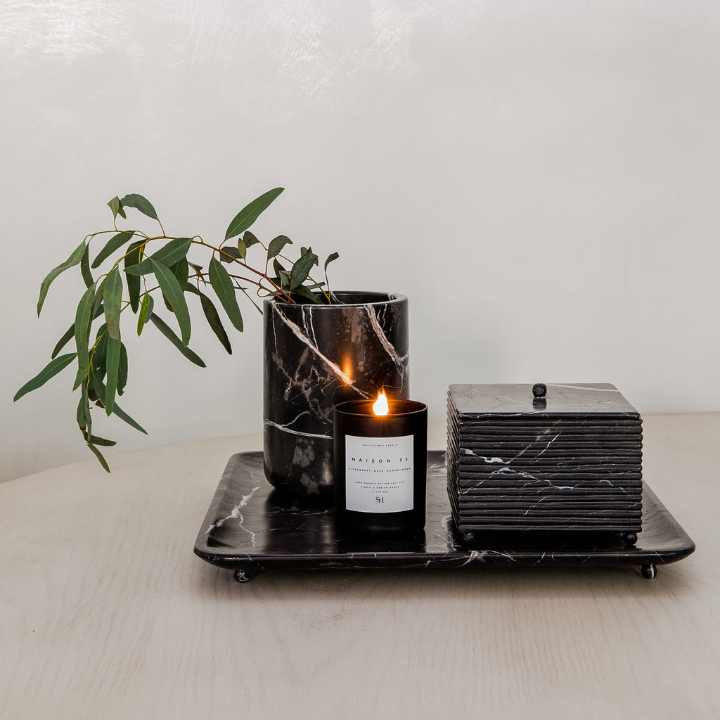 Juno Box - Black Marble - Studio H Collection