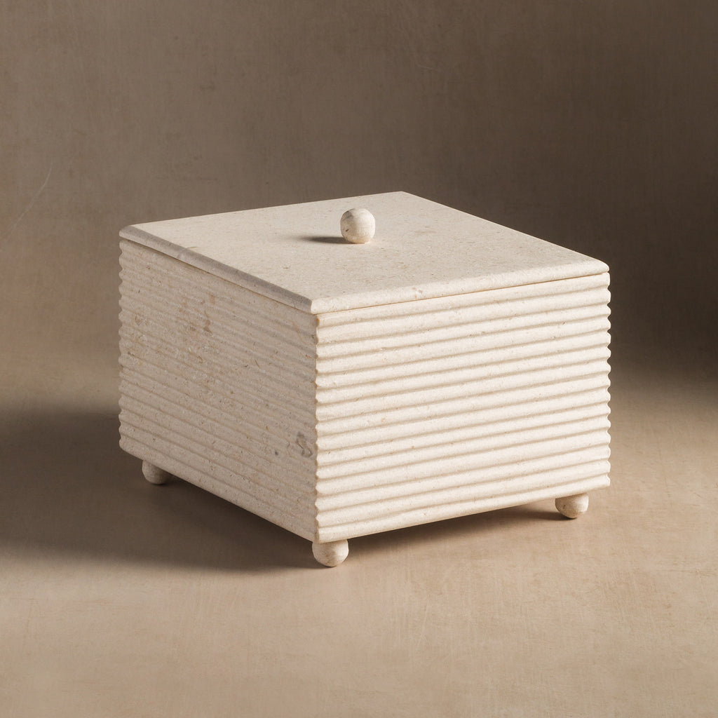 Juno Box - Cream Limestone - Studio H Collection