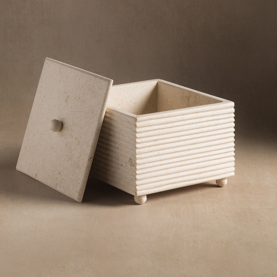 Juno Box - Cream Limestone - Studio H Collection