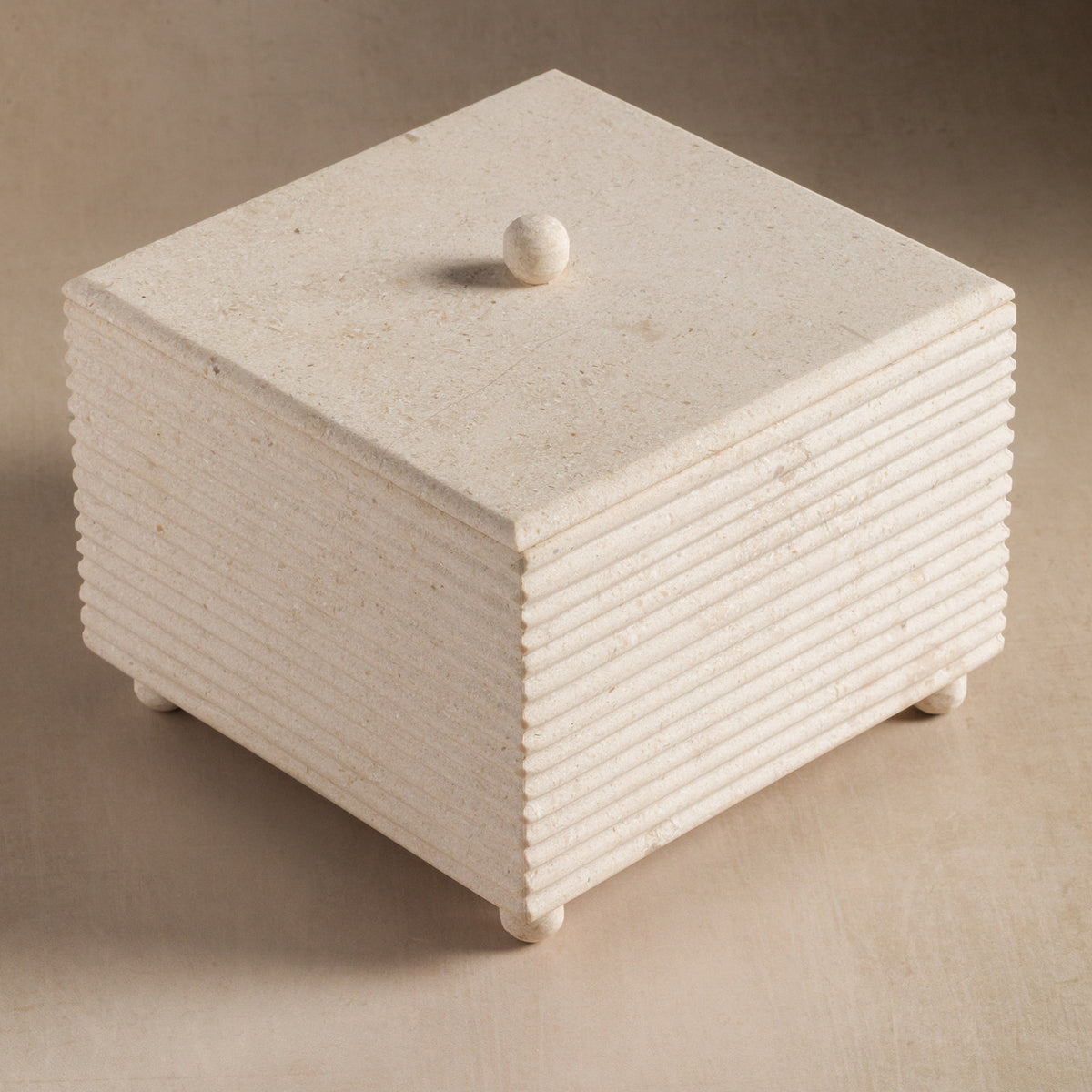 Juno Box - Cream Limestone - Studio H Collection