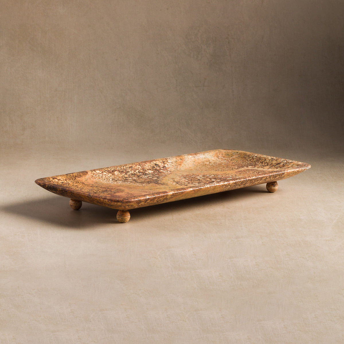Lucia Tray - Rust Travertine - Studio H Collection