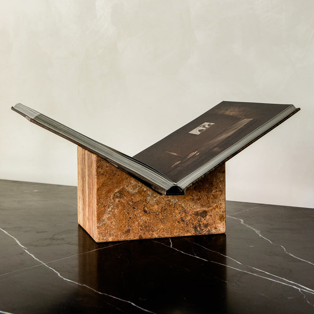 Luxury Muse Stone Bookstand - Travertine | Studio H Collection - Studio ...