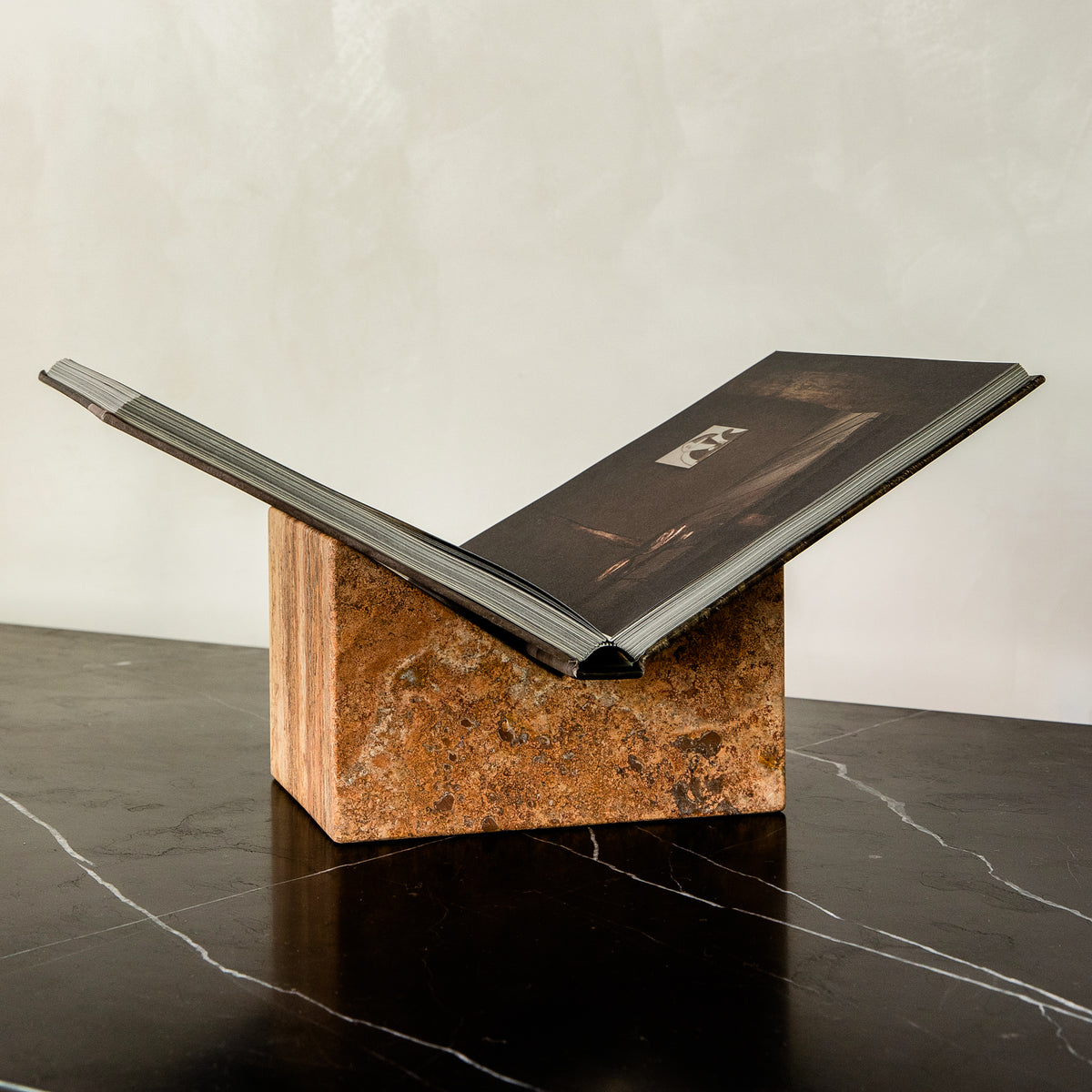 Luxury Muse Stone Bookstand - Travertine | Studio H Collection - Studio ...