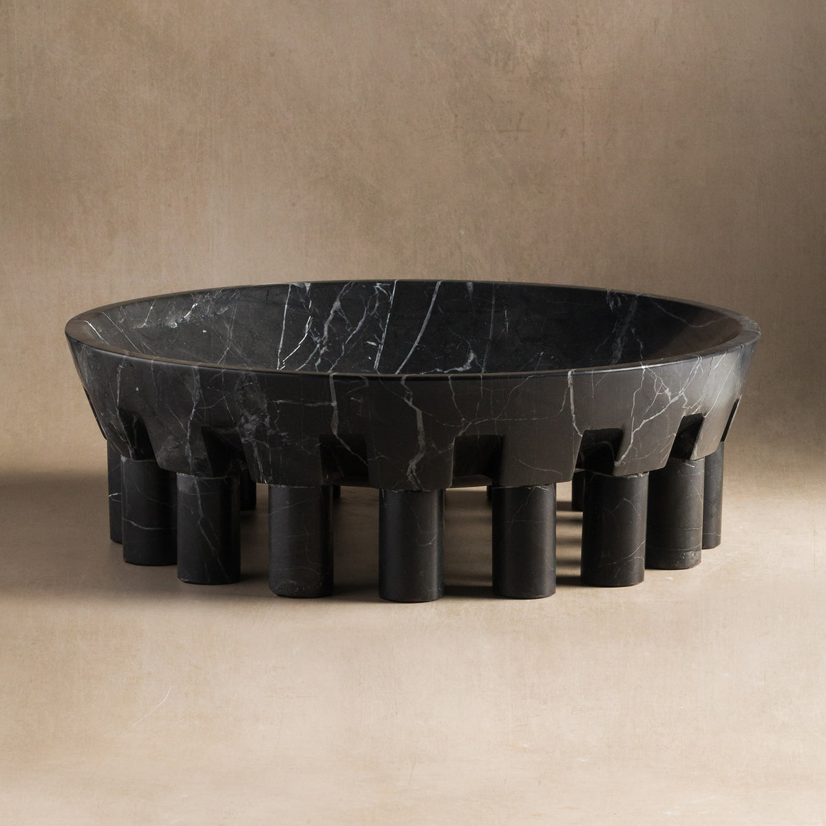 Studio H Collection | Pomona Stone Bowl Large - Black Marble - Studio H ...