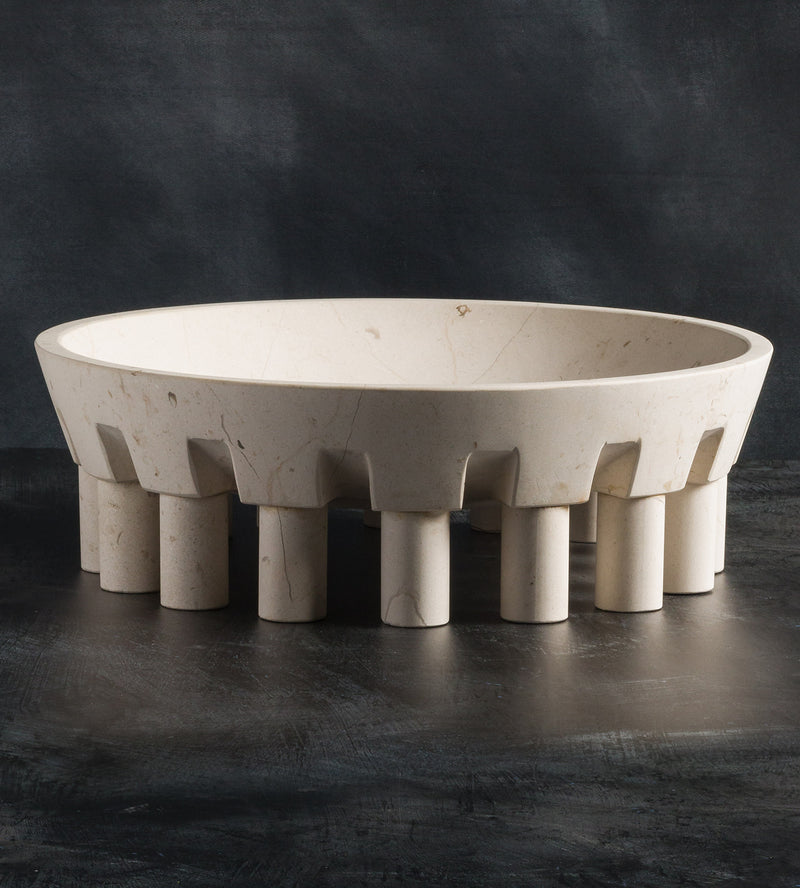 Cream Limestone Decor and Accessories - Studio H Collection