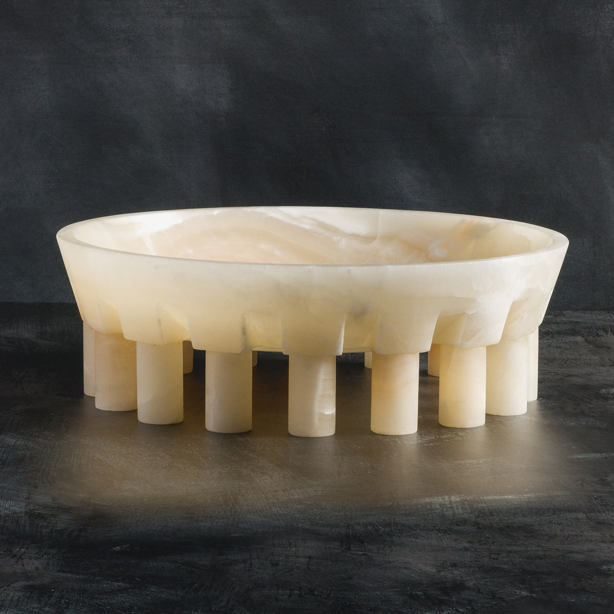 Studio H Collection | Pomona Stone Bowl Large Ivory Onyx - Studio H ...