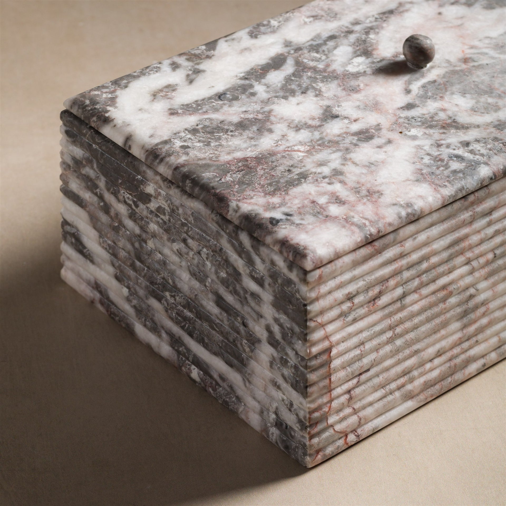 Jupiter Box - Grey Marble - Studio H Collection