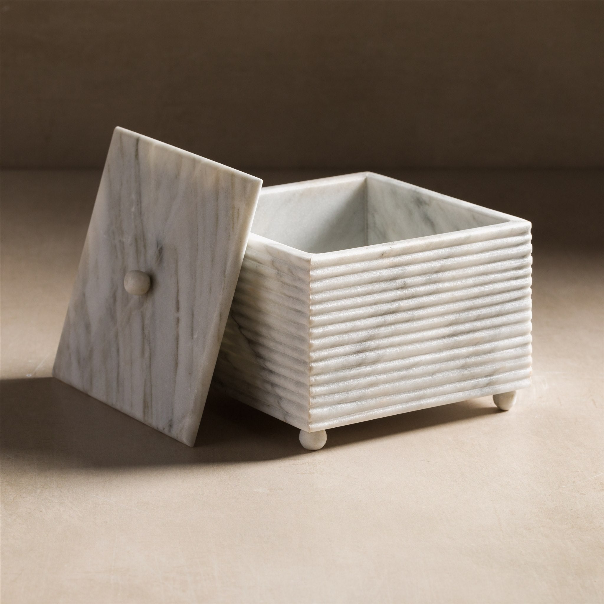 Juno Box - White Marble - Studio H Collection
