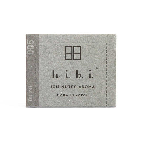 Hibi Match Box Incense - Tea Tree, Box of 30 - Studio H Collection